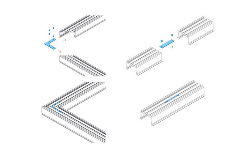 Profile Connectors | Aluminium Profile Connectors | Profile Fittings